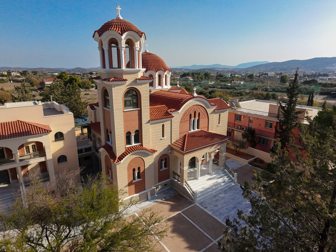 Ιερά Μονή Αγίας Αικατερίνης Παλλήνης (ένθα ο Ιερός Ναός Αγίου Παϊσίου ...
